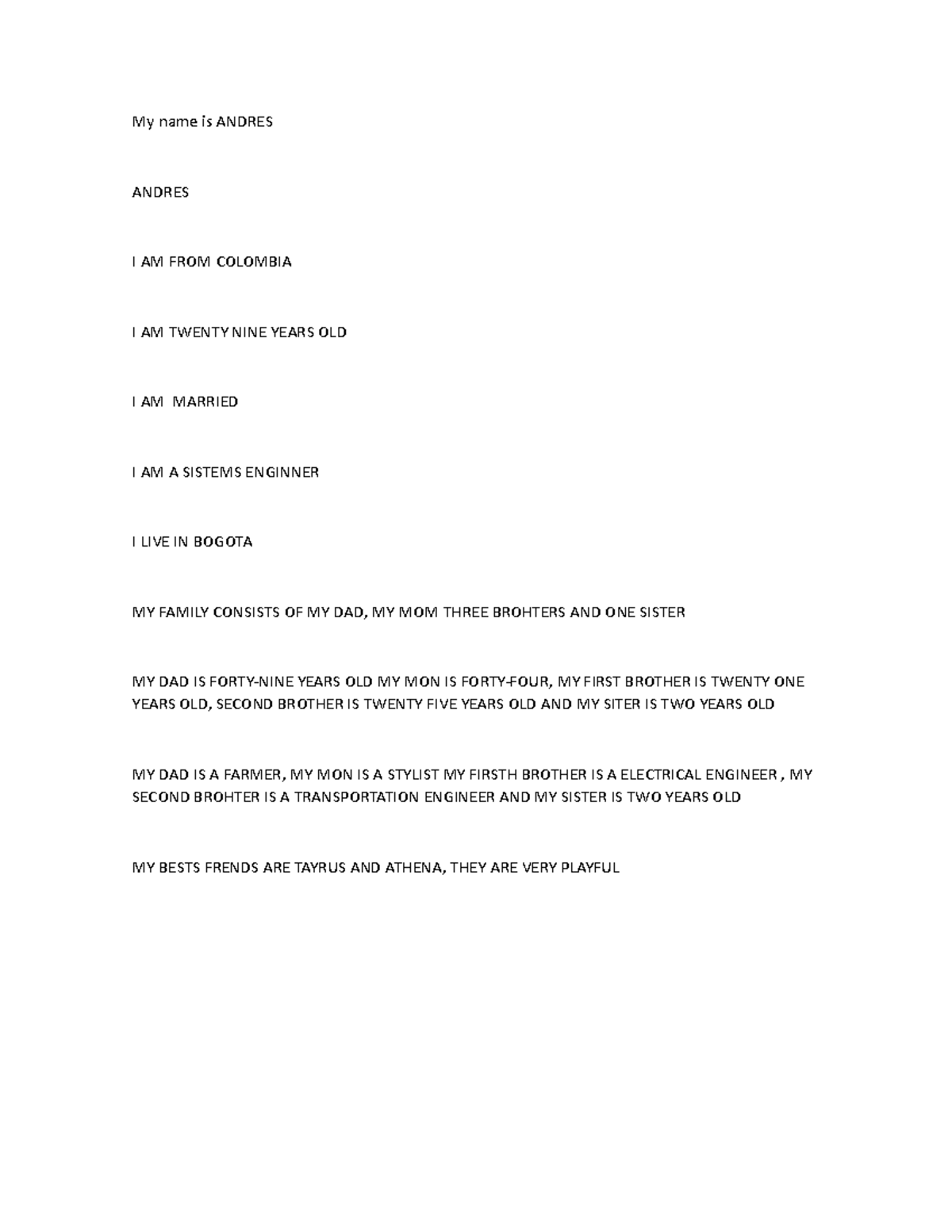 My name is Andres - xzc cxzcxz cxzczc zxcxzc zxcxzc zxcxz xzcxczc ...