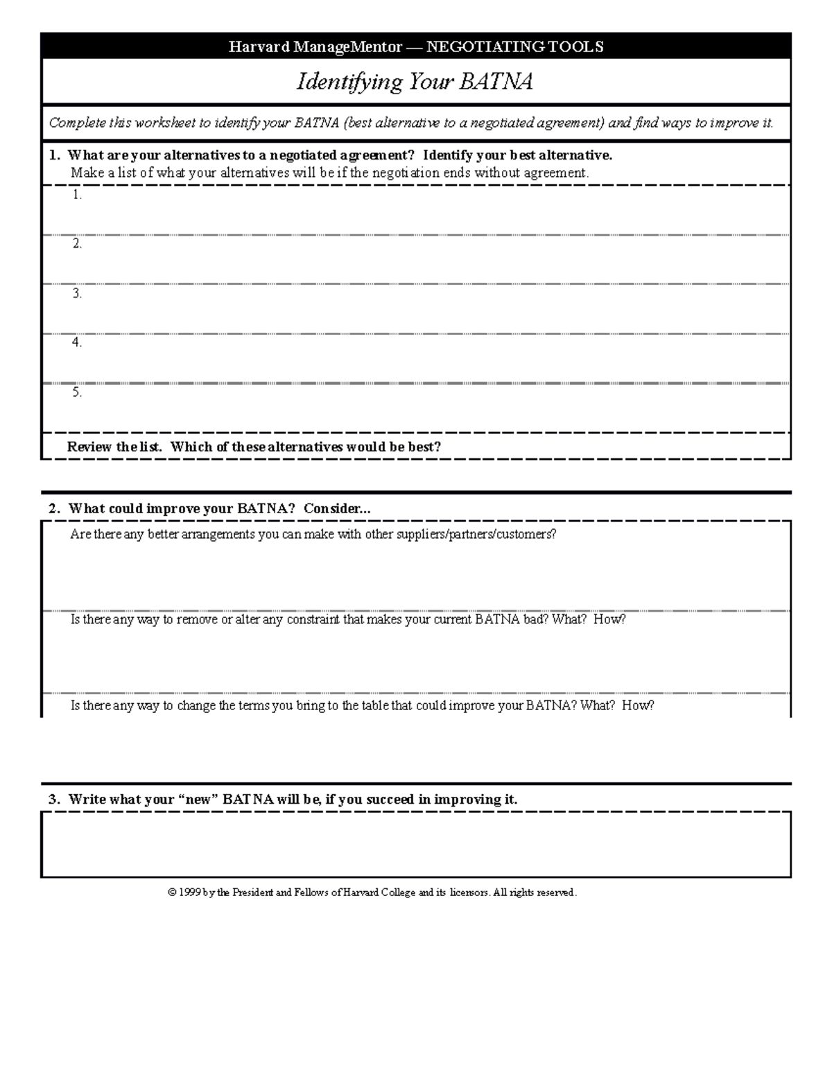 FORM-A- Batna - n/a - Harvard ManageMentor — NEGOTIATING TOOLS ...