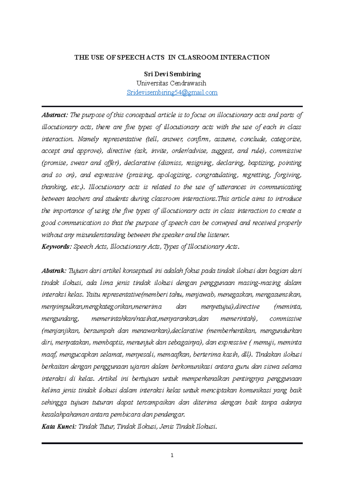 1. introduction dv An Analysis of Teacher (Auto Recovered) - THE USE OF ...