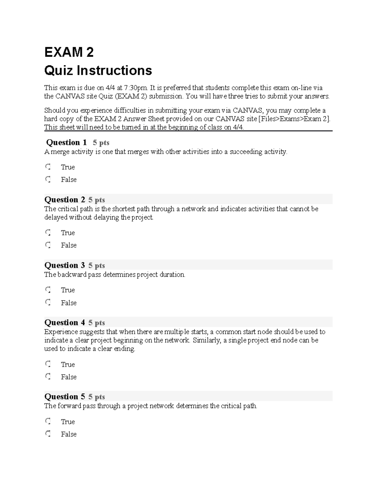 EXAM 2 Student Copy - Exam and HW Assignments - Gregory Stutz - EXAM 2 ...