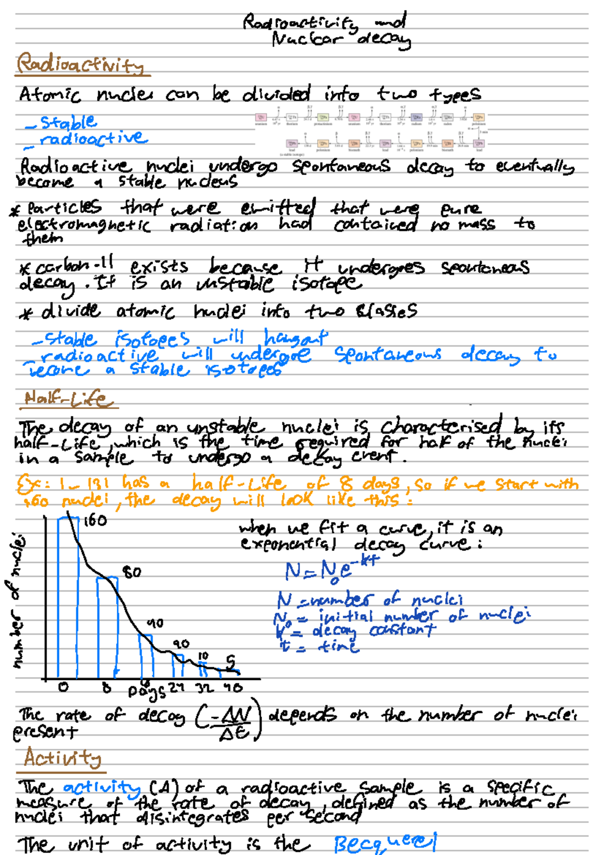 Lecture 3 - nuclear chemistry - CHEM1111 - Studocu