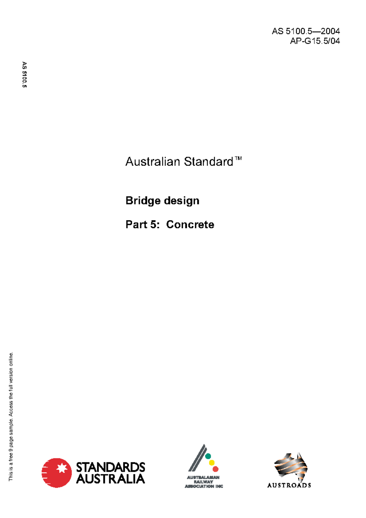 5100 - additonal - AP-G15/ Australian Standard™ Bridge design Part 5 ...