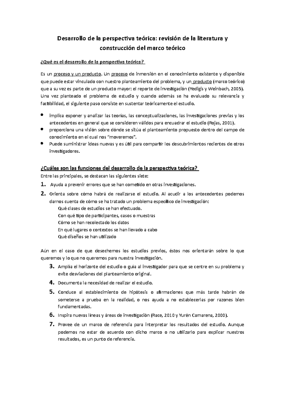 3 - Desarrollo de la perspectiva teórica - Desarrollo de la perspectiva ...