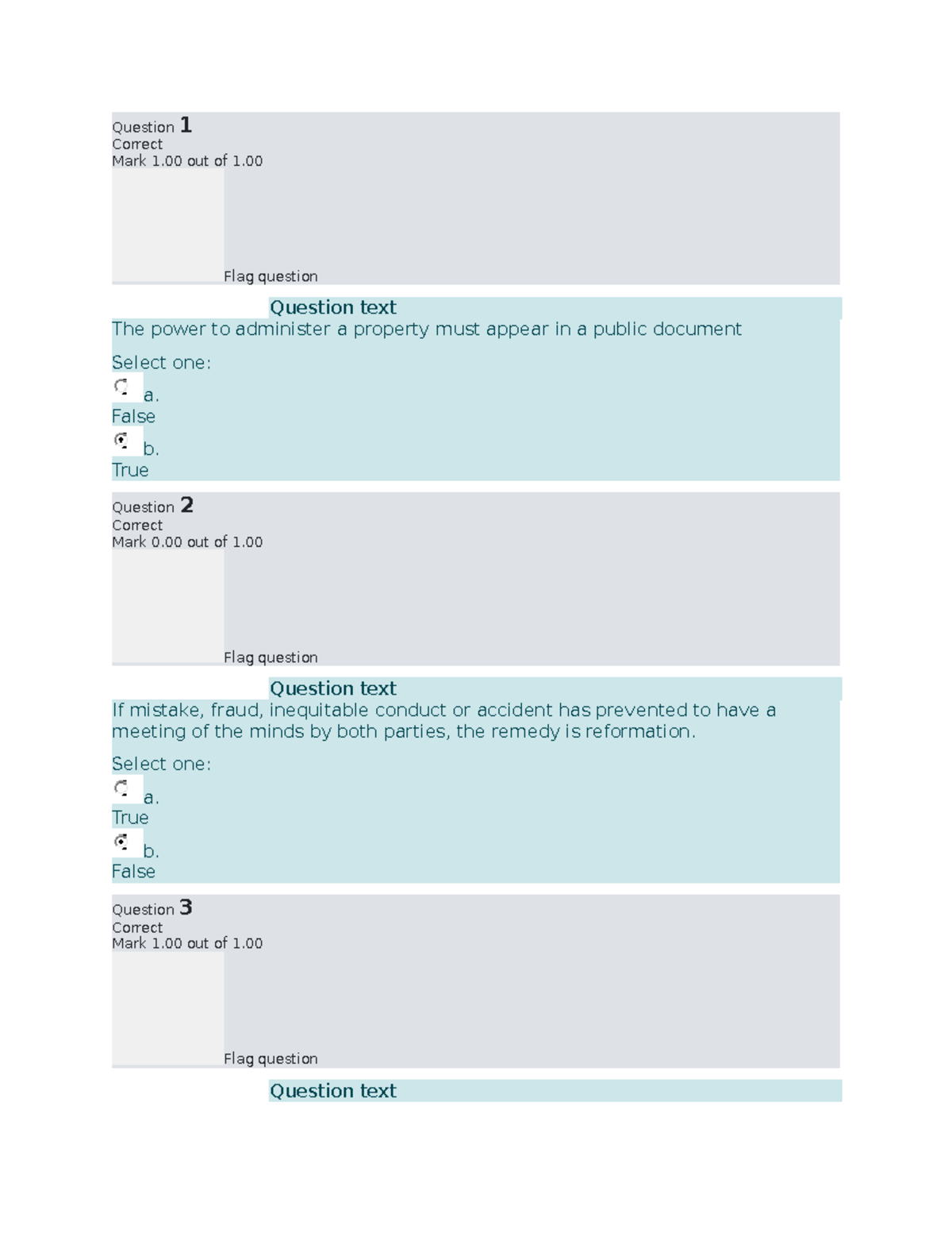 LOB&C Midexam - MIDTERM EXAM - Question 1 CorrectMark 1 out of 1. Flag ...
