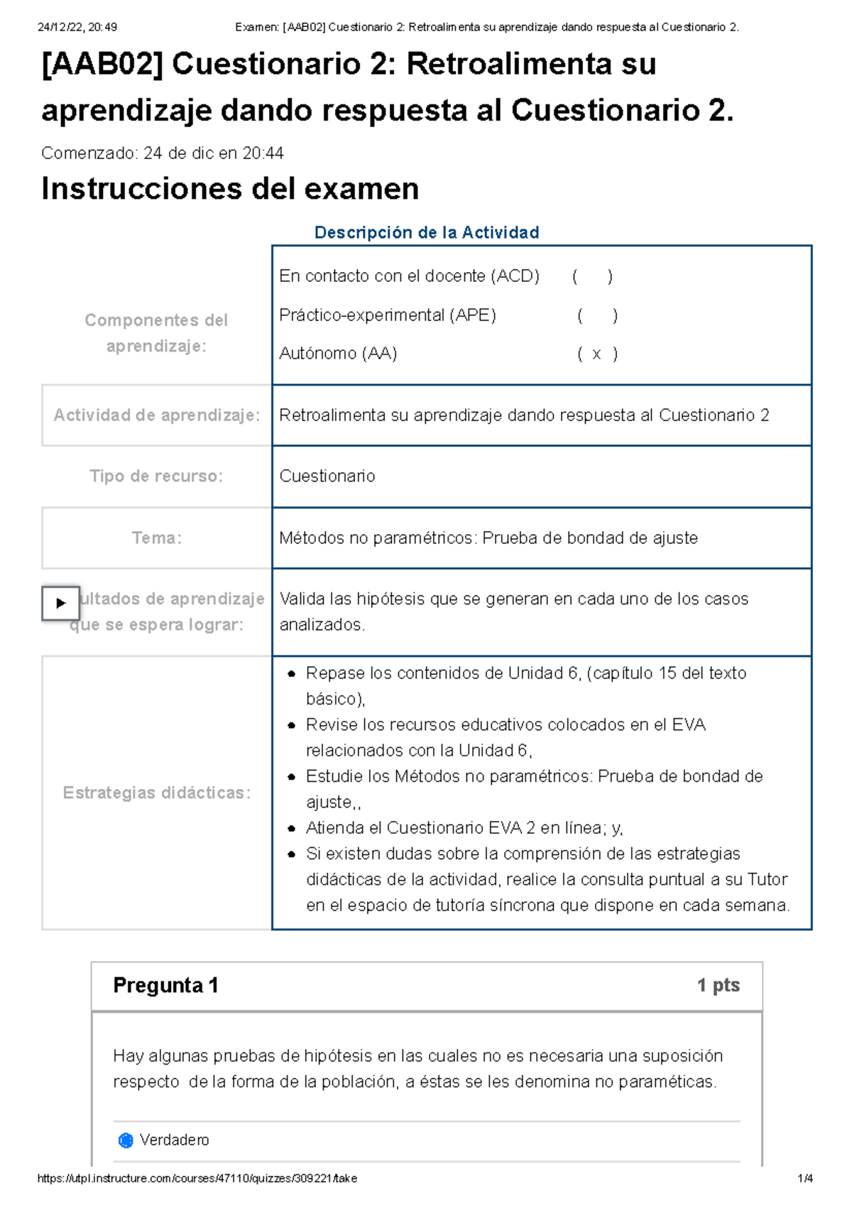 Examen [AAB02] Cuestionario 2 Retroalimenta su aprendizaje dando respuesta al Cuestionario 2 ...