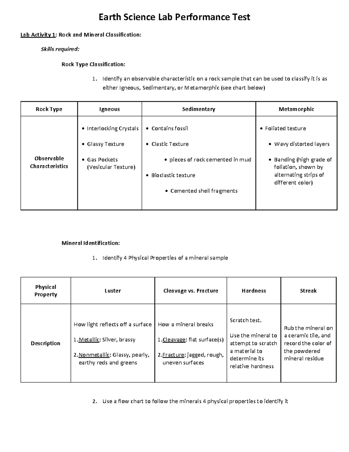 350961168 review sheet lab practical 2017 - Earth Science Lab ...