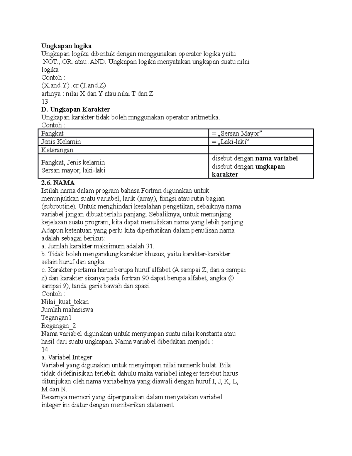 Ungkapan logika - catatan - Ungkapan logika Ungkapan logika dibentuk ...
