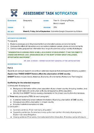 Year 10 Task 4 Notification - Year Ten Human Wellbeing St Joseph’s ...