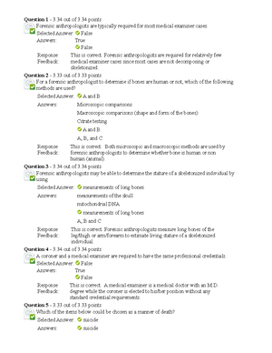 Chapter 6 Death Investigation Notes - A physician who has been trained ...