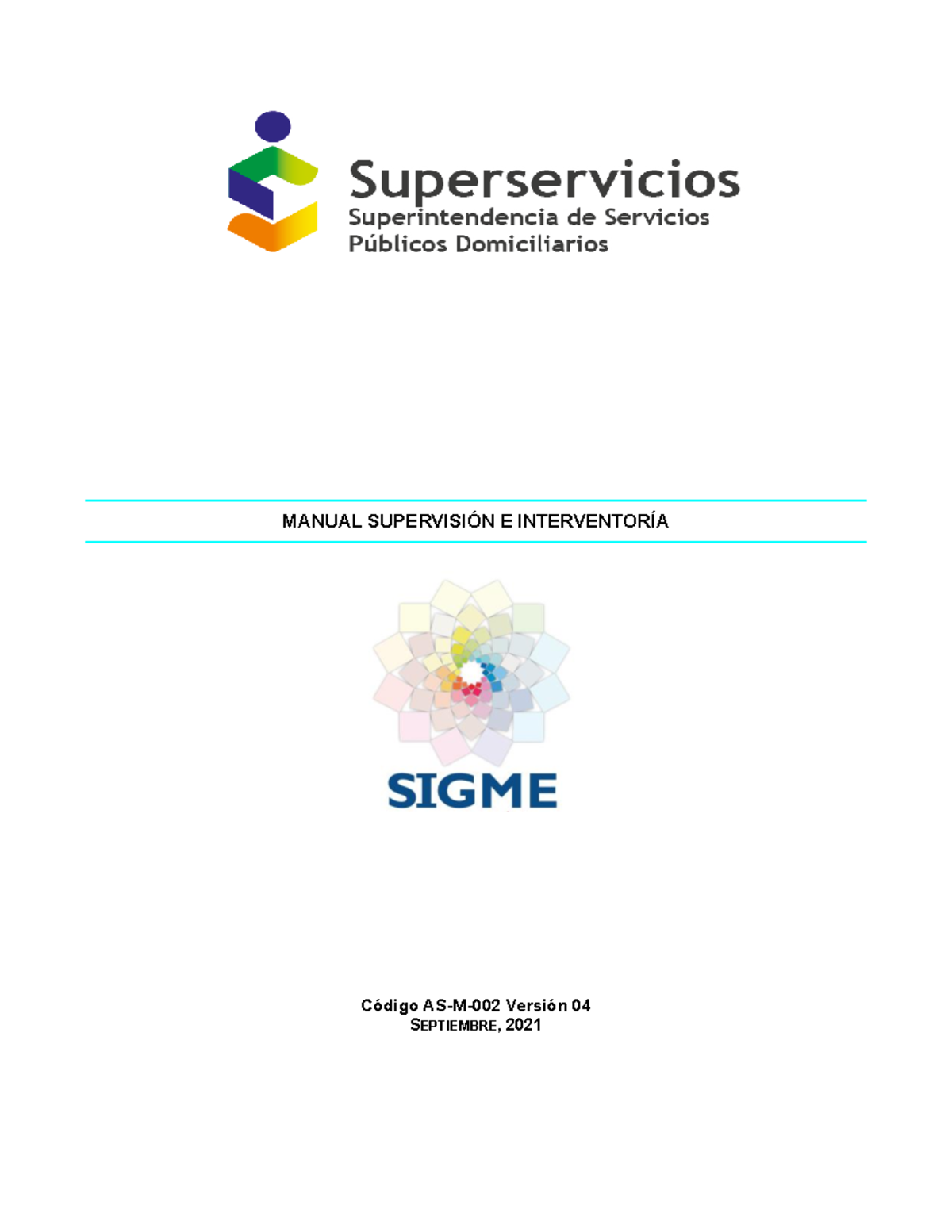5 manual de supervision e interventoria sspd - MANUAL SUPERVISIÓN E ...