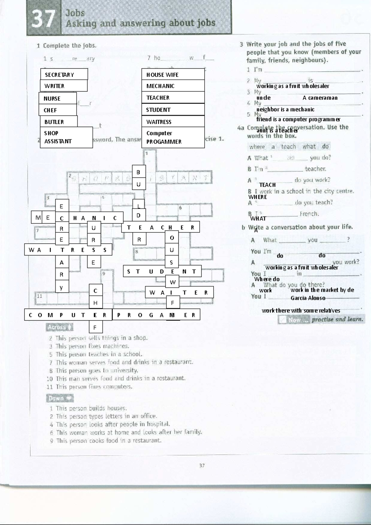 Workbook 25 Agosto Workbook - ingles - Studocu