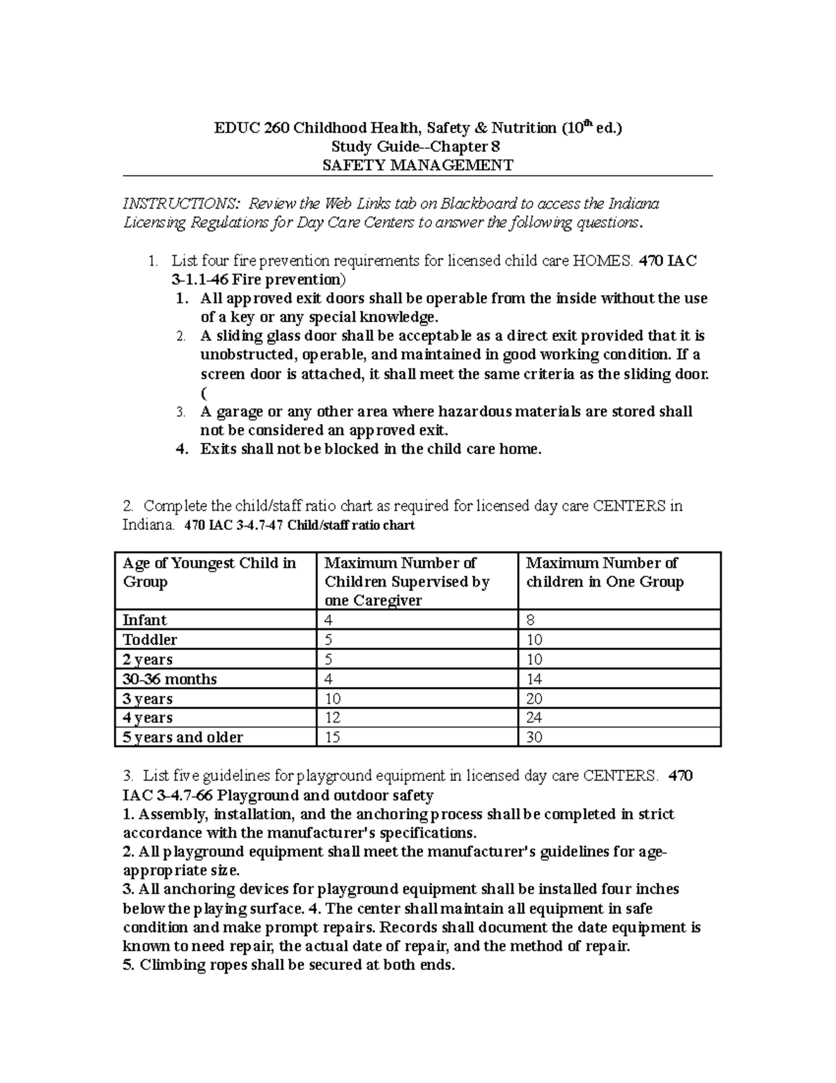 Ch 8 study guide - FACS 260 - VU - Studocu