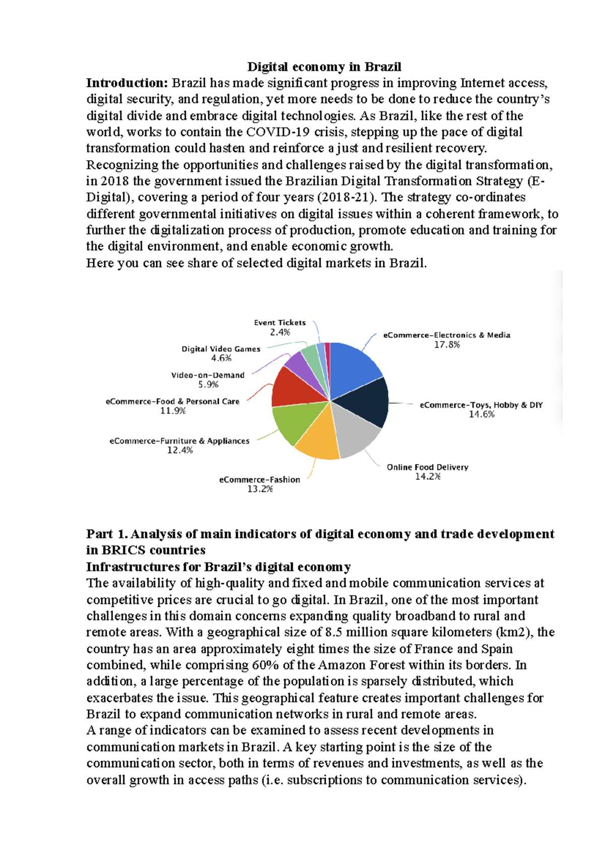 Digital economy in Brazil - Digital economy in Brazil Introduction ...