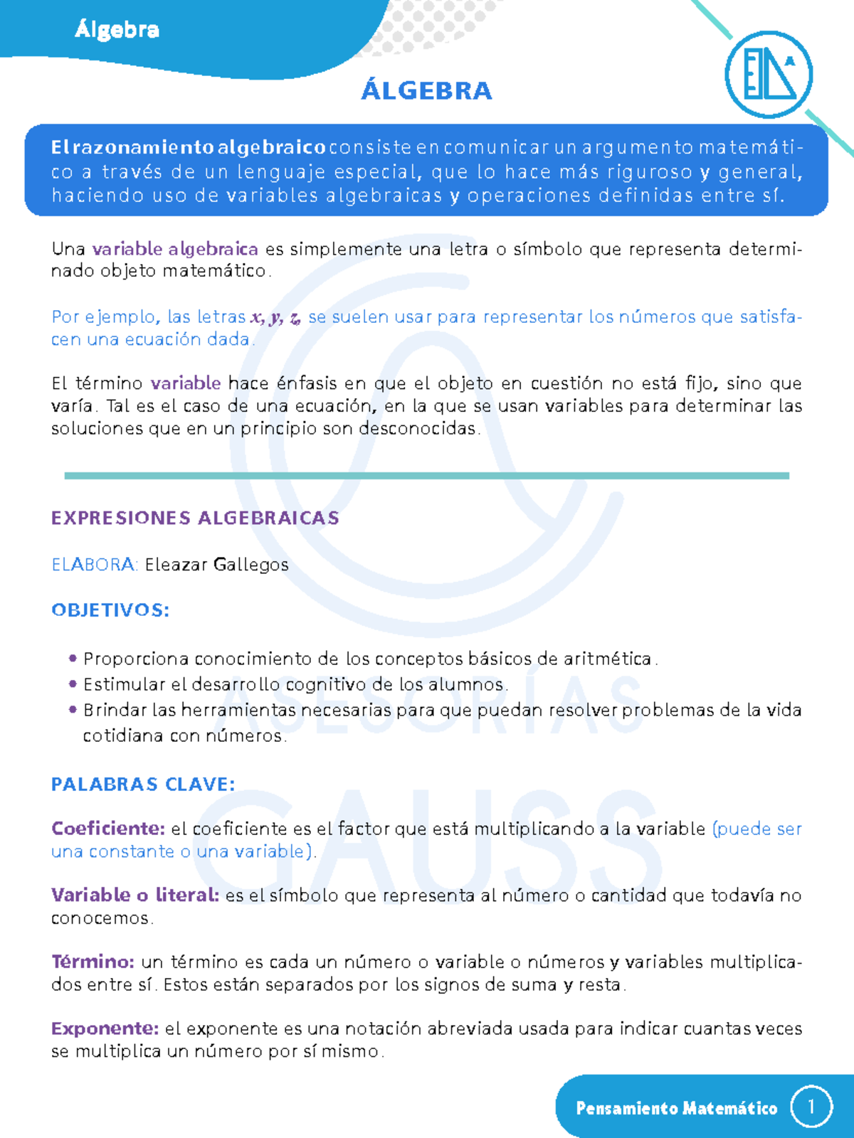 Algebra-PDF - Sikfxtdrcrvb4ec4e4cevrr5t5v5tvt - ÁLGEBRA El razonamiento ...