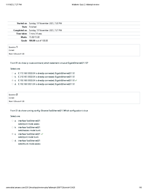 Information Management Midterm LAB - Data Communication and Networking 2 - Studocu