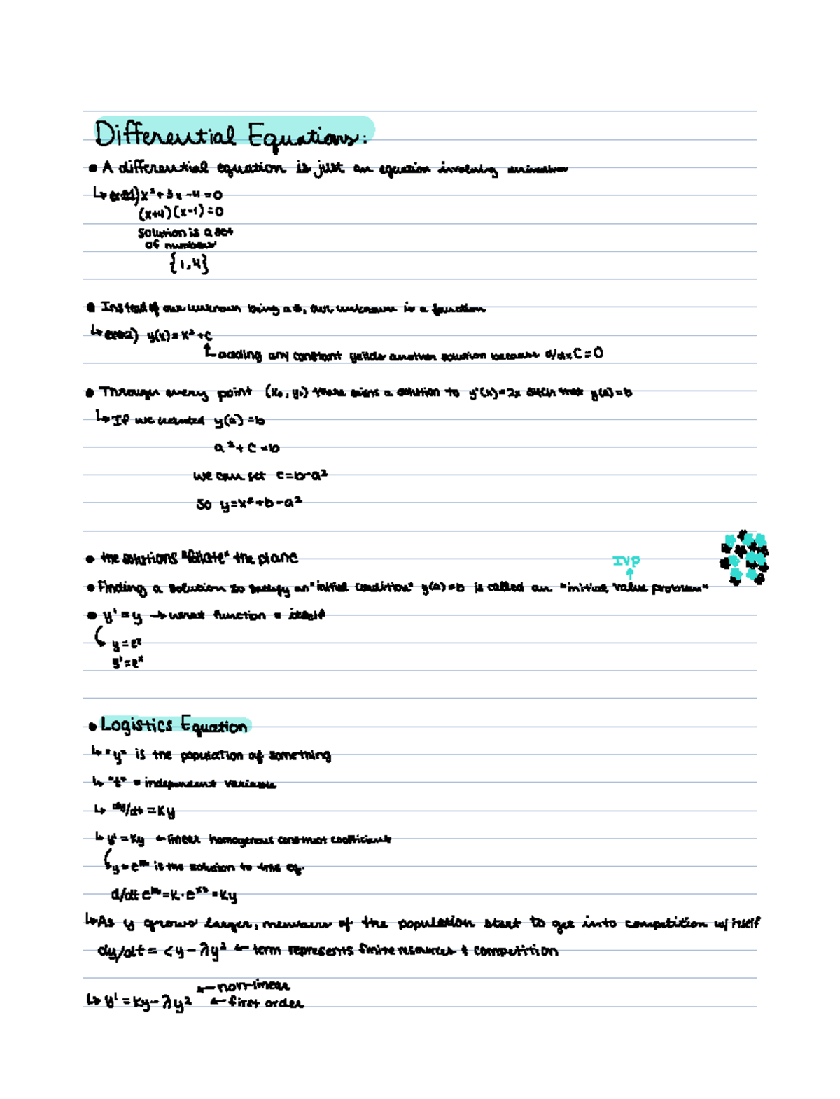 Differential Equations - Differential Equations Adifferentialequation ...