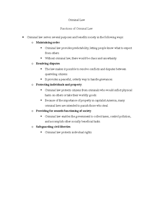 Crime powerpoint - Information about the offense itself: a. Legal ...