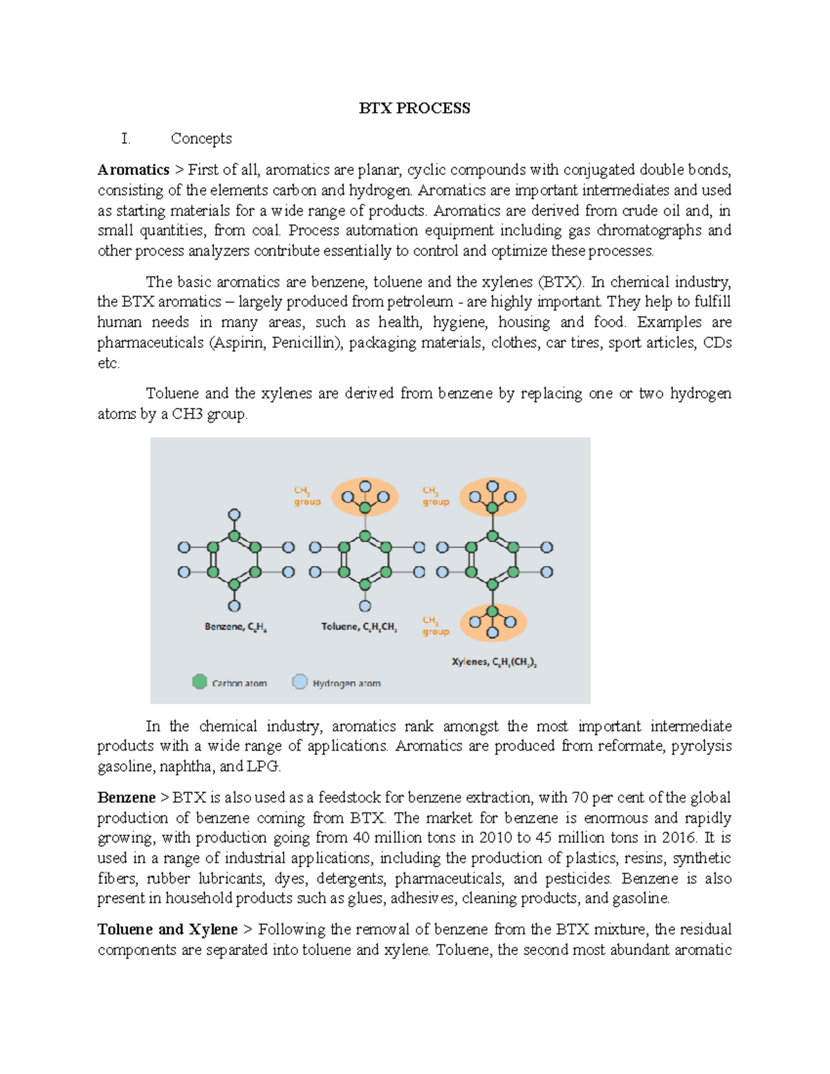 PPE-BTX - Aromatic fractionation or BTX filtration involves removing ...