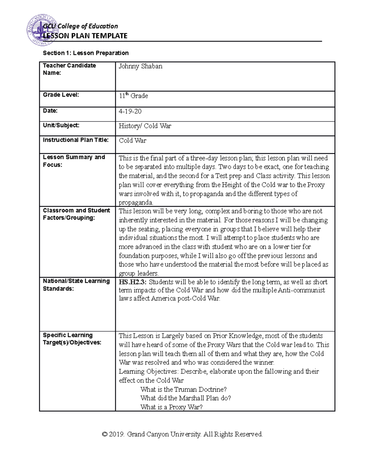 Sas Lesson Plan Template Lesson Plans Learning Www vrogue co