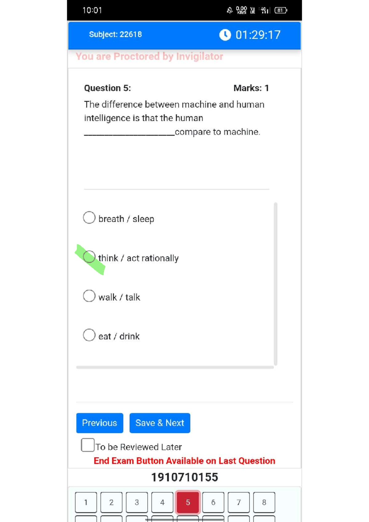 ETI screen shot - MCQs - Emerging Trends - Studocu