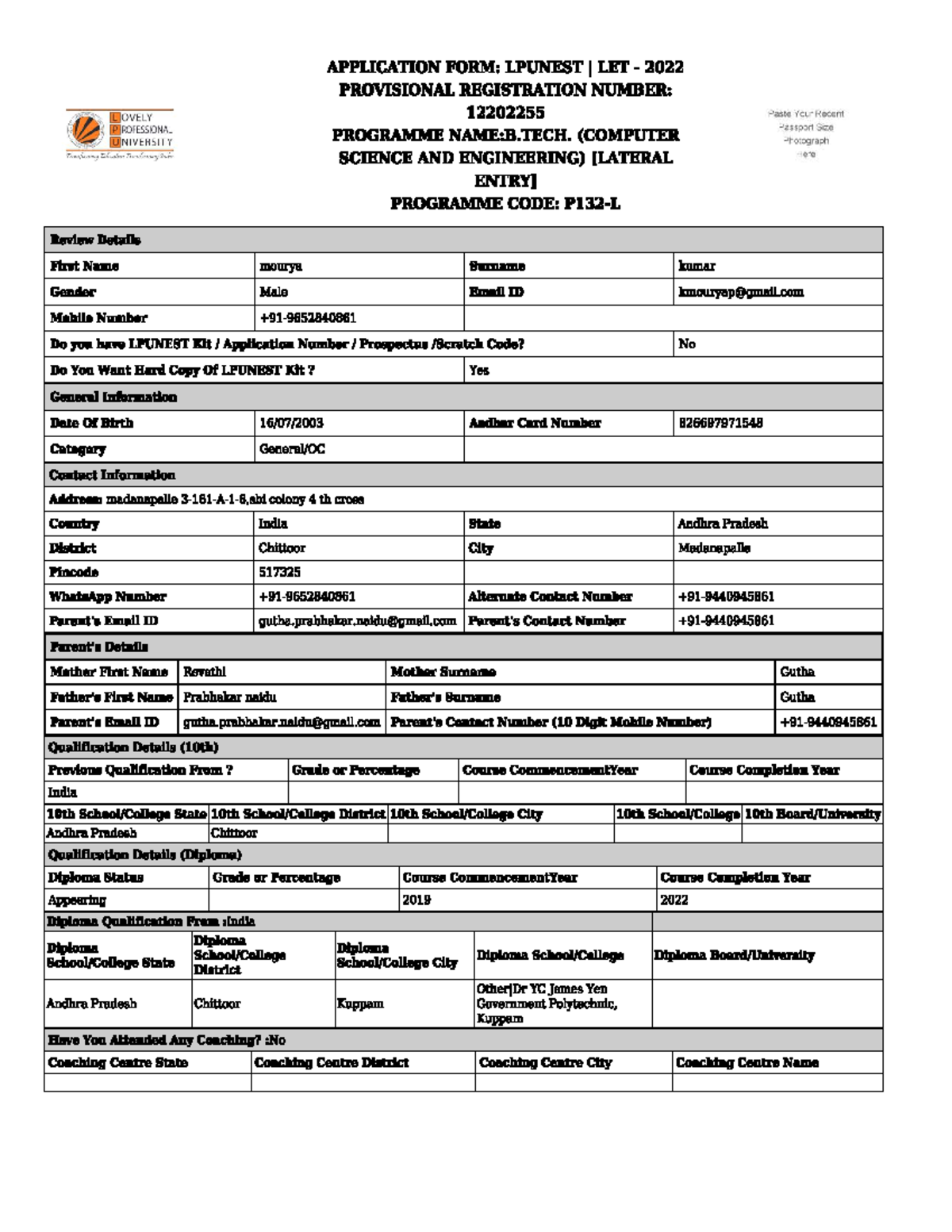 Admission - i want notes and questions papers - B.tech CSE - Studocu