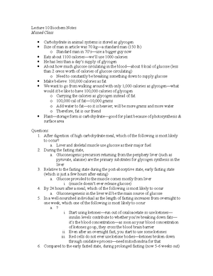 Lipid Metabolism 1 - Detailed notes - Lipid Metabolism Lipids ...