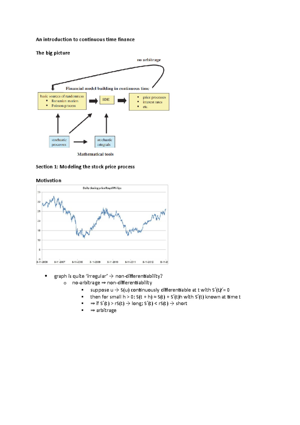 Continuous-time finance - An introduction to continuous time finance ...
