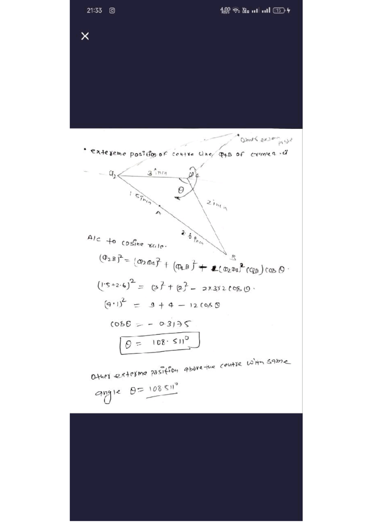 Document 5 - Axes Q and Q4 are fixed. Q2A 1½ in., QB 2 inches, and ...