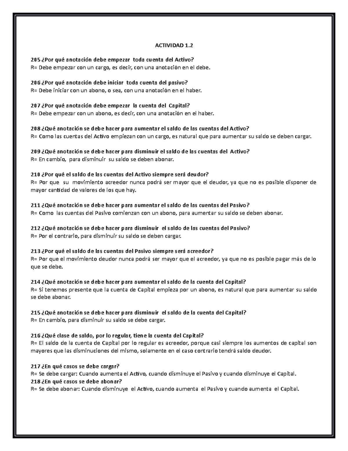 Actividad 1 - Capítulo 10 del libro de primer curso de contabilidad de ...