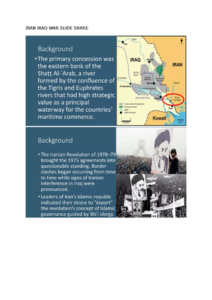 IRAN V IRAQ WAR Worksheet 2023 - IRAN V IRAQ WAR WORKSHEET The Iran ...