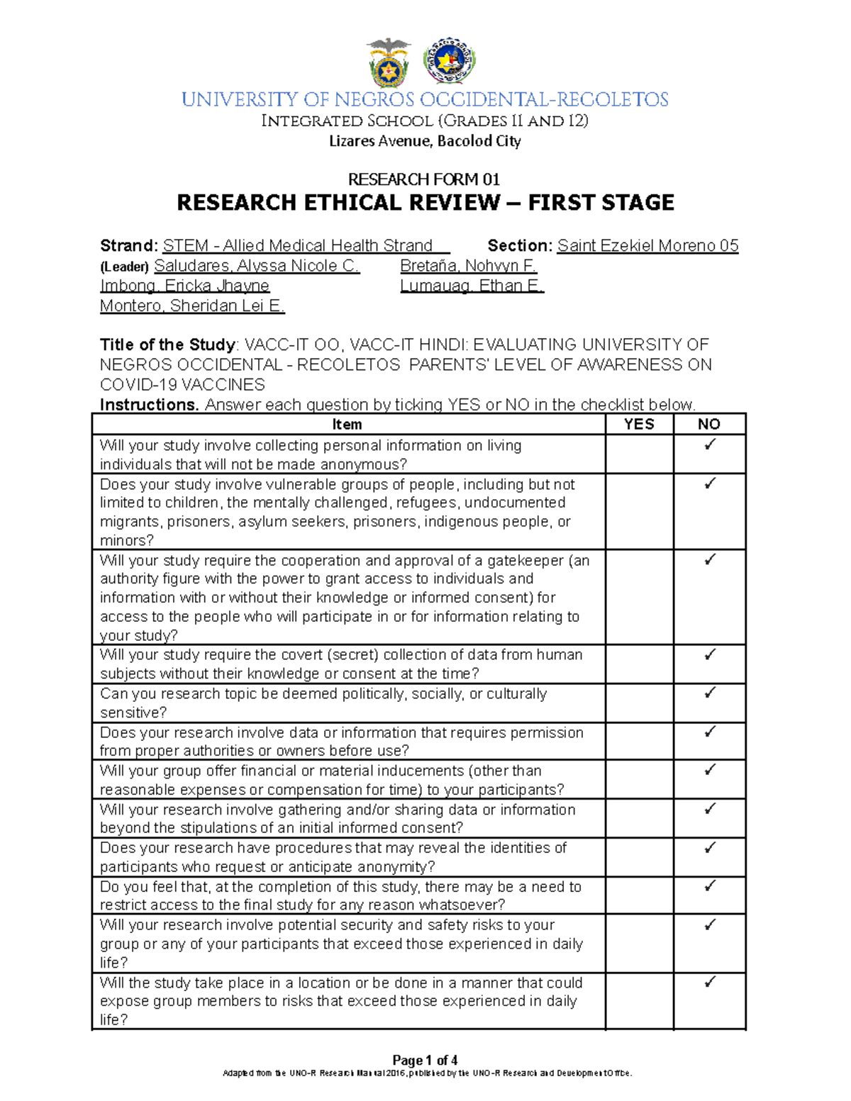 Appendix B - FOR EVERYONE TO STUDY AND DIGEST. PLEASE READ AND MAKE ...