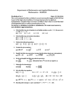 2018 Grade 11 MID YEAR EXAM JUNE MATH Paper 1 MEMO - GAUTENG DEPARTMENT ...