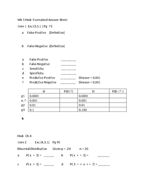 2024 Math 237 001 Wk 4-1 Ch 3 Hwk Formated Submital Answer Sheet - 2024 ...