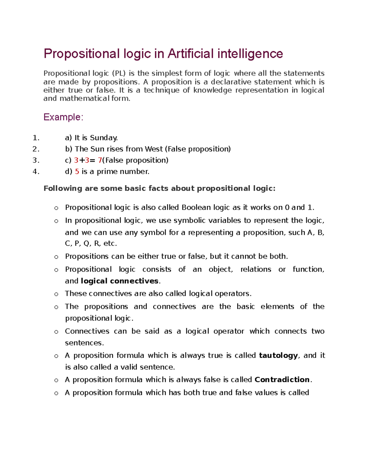 Uni3 - agUnit 3_DaaUnit 3_DaaUnit 3_DaaUnit 3_Daa - Propositional logic ...