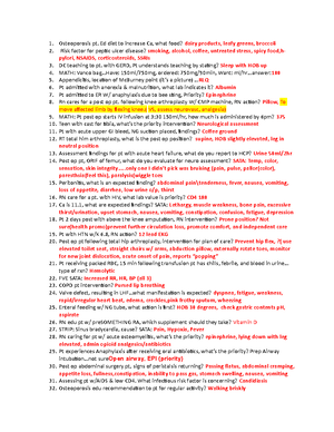 Complete Physical Examination Cheat Sheet - NUR 307 - Studocu