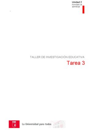5. Formato de Tarea 3 - OBSERVAR - TALLER DE INVESTIGACIÓN EDUCATIVA Tarea 3 Maestría en ...