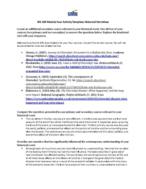 HIS100 - SNHU - Perspectives in History - Studocu