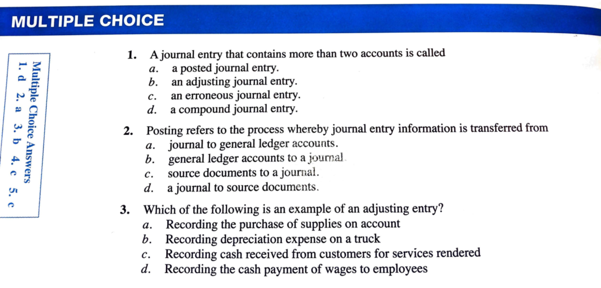 MCQ C3 - Preguntas tipo test con respuesta - MULTIPLE CHOICE :- Q, E ...