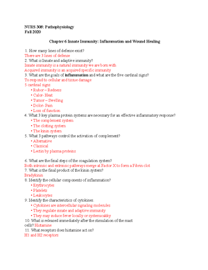 8Chapter 8 Questions - study guide - Chapter 8 Questions ...