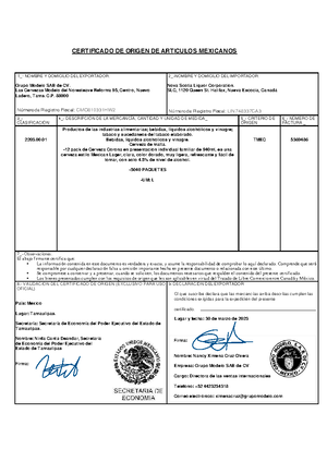 Resumen Ejecutivo - documentación de exportación - RESUMEN EJECUTIVO ...