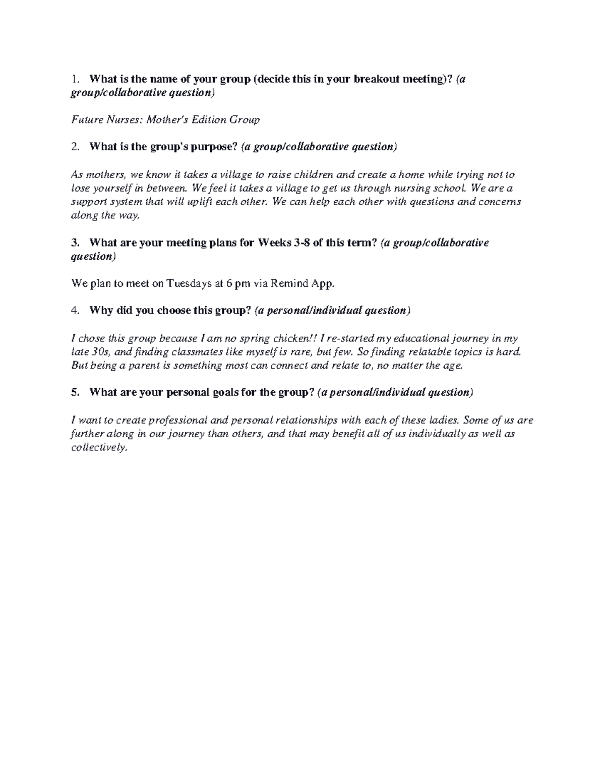 Week2 Community Engagement report - What is the name of your group ...