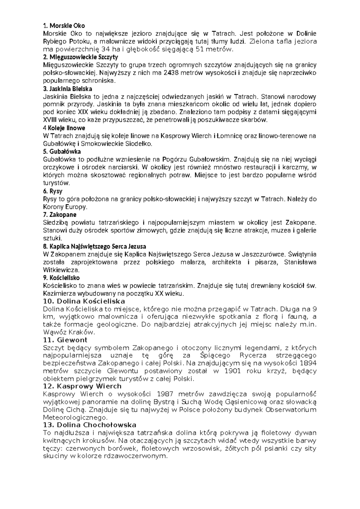 Atrakcje TATR - fdfgd - Morskie Oko Morskie Oko to największe jezioro ...