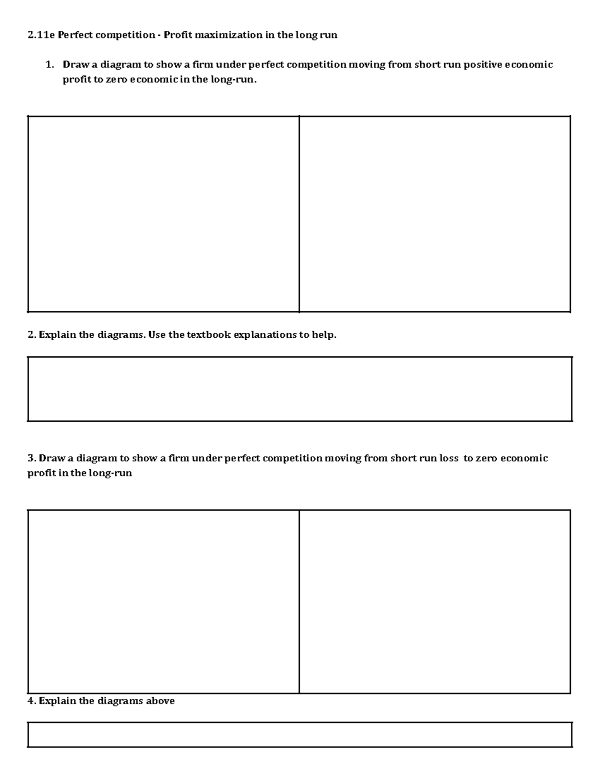 1.5h Perfect competition - Profit maximization in the long run ...