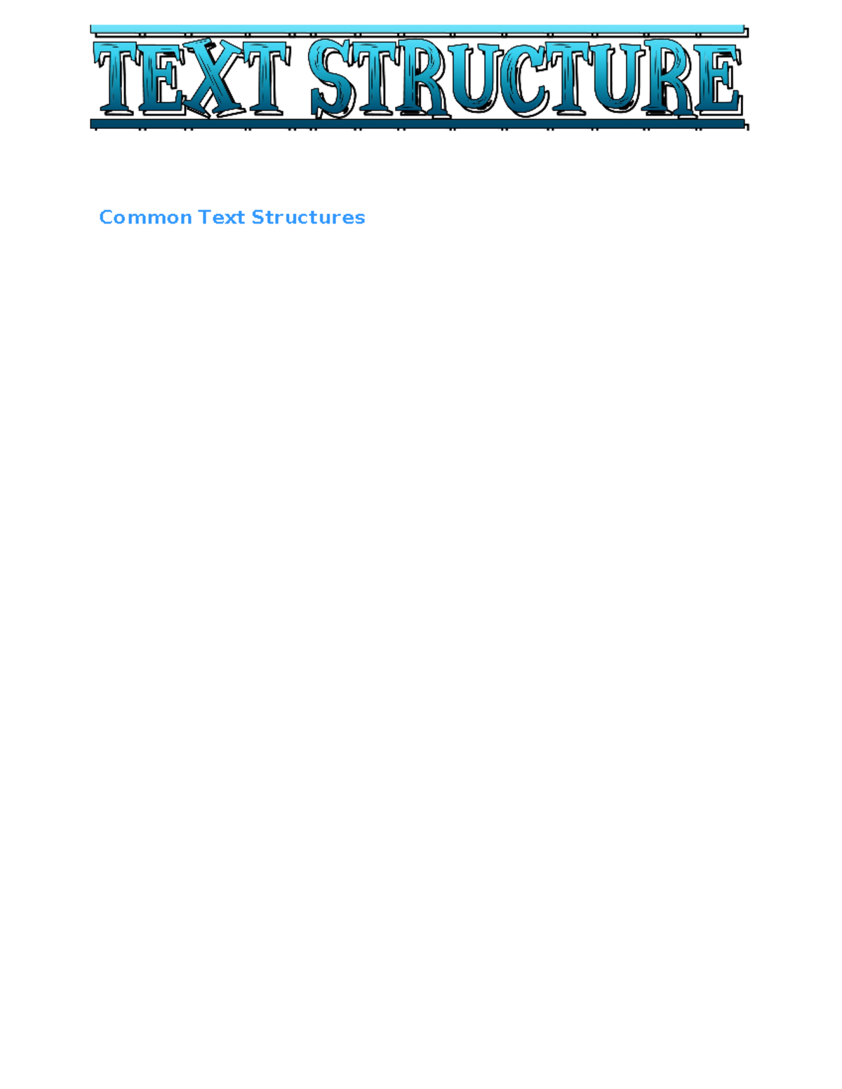 EAPP lecture 2 and 3 - Common Text Structures Text structures (WDPI ...