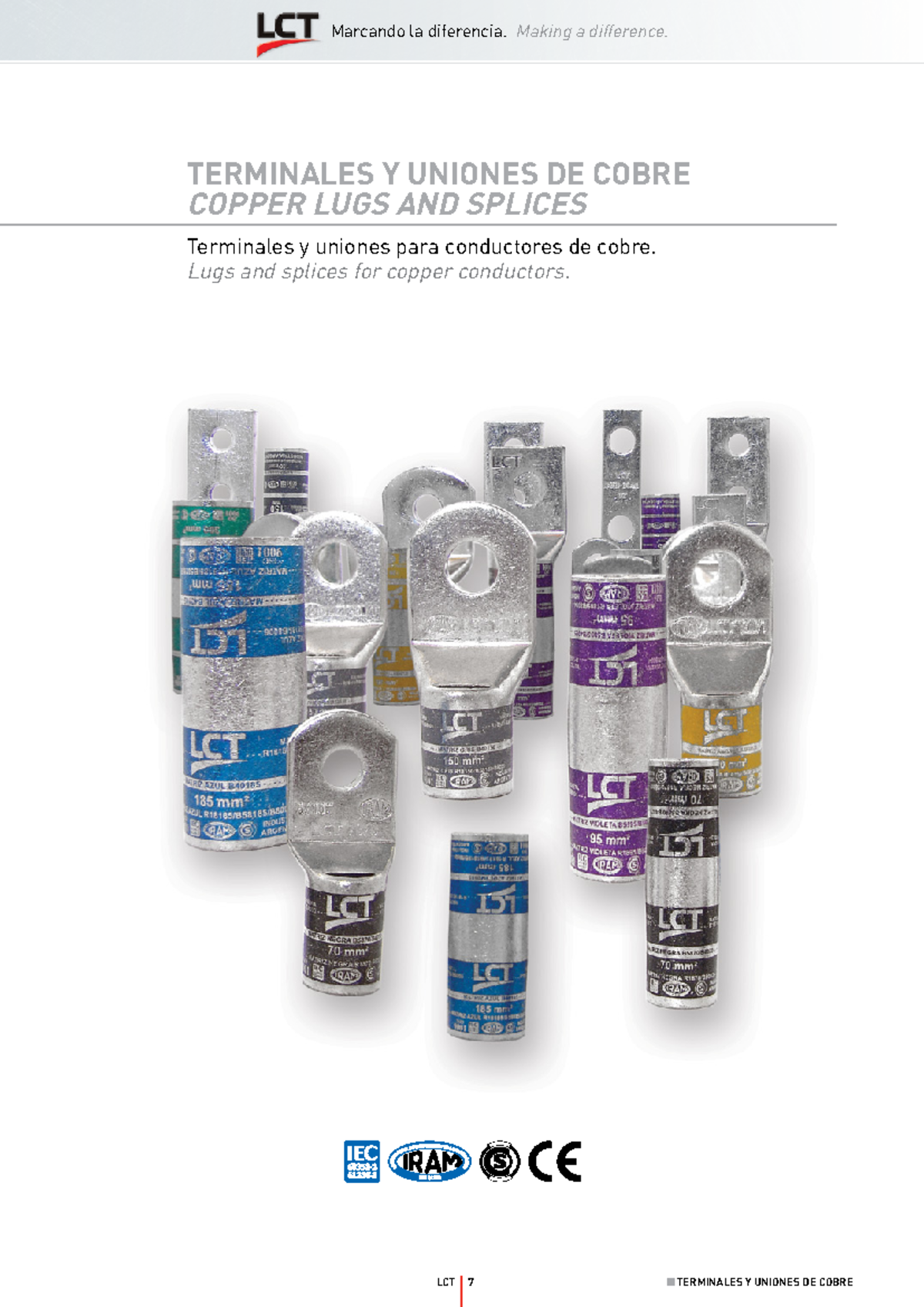 Catalogo DE Terminales - LCT 7 n TERMINALES Y UNIONES DE COBRE Marcando ...