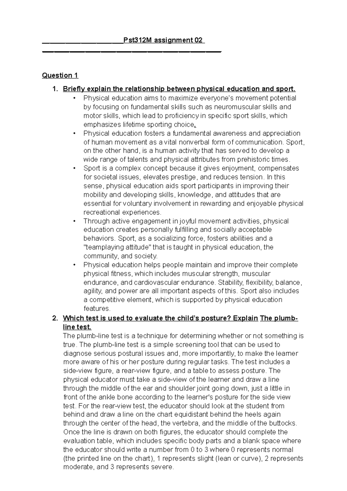 PST312M ASS02 - _____________________Pst312M assignment 02 - Studocu