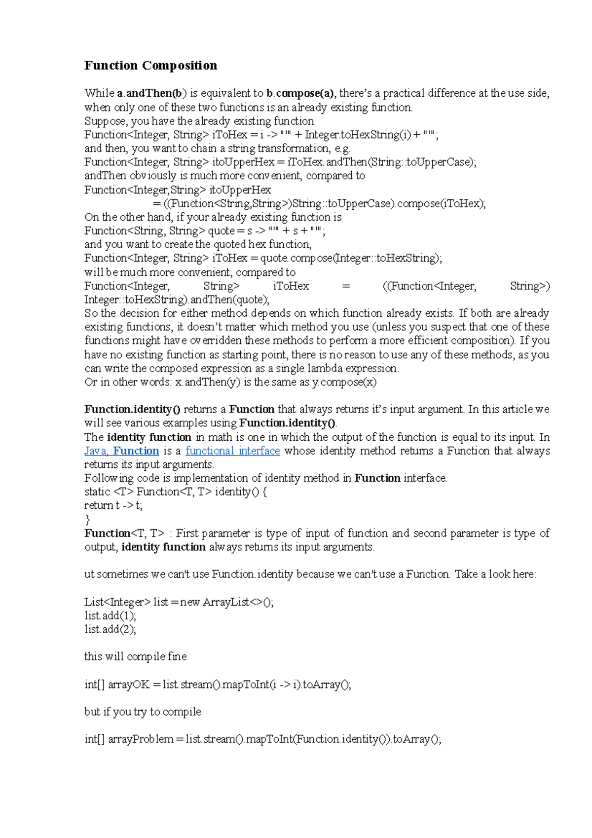 Function Composition - dfgf - Function Composition While a(b) is ...
