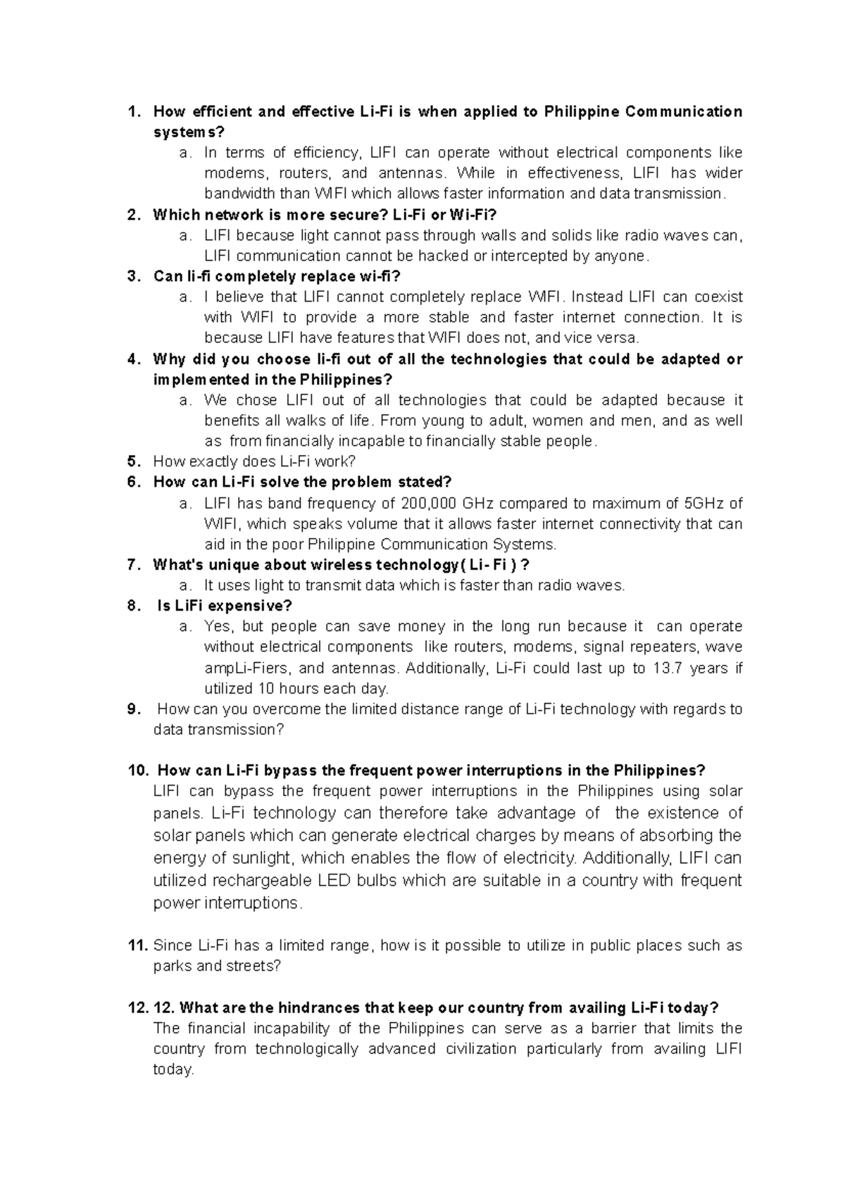 Defense Questions - mmmhhbhfkutdmh ,kuy8kryfj - How efficient and ...