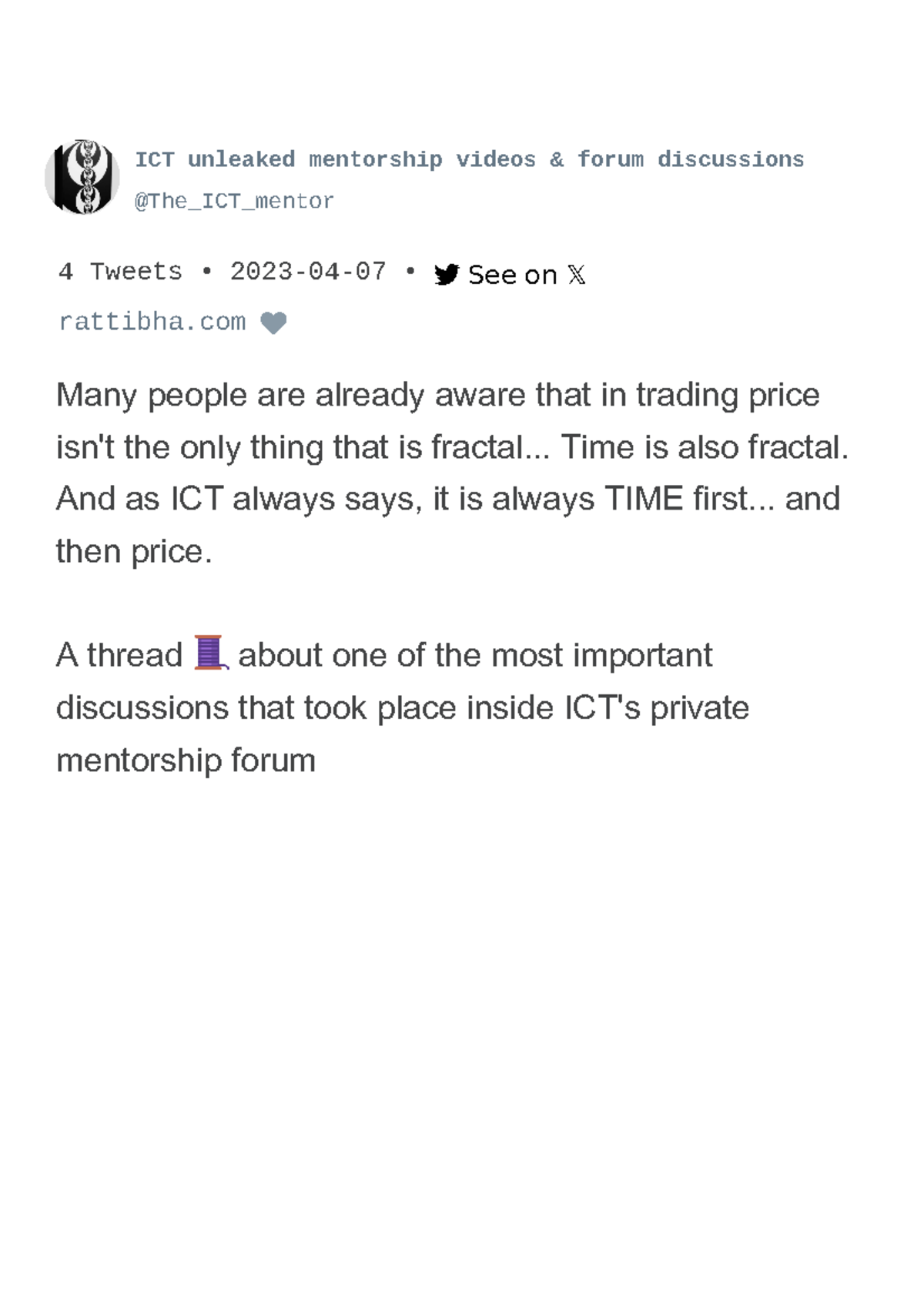 Many people are already thread by the ict mentor apr 7, 23 from ...