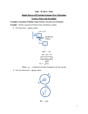 Engineering mechanics Lecture note 5 - Lecture note 5 Engineering ...